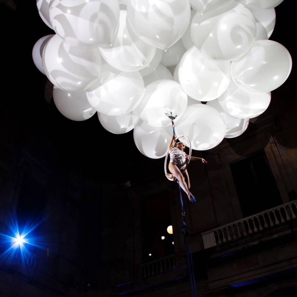Hire / Book Balloon Aerialists - The Helium Balloon Show | Contraband ...
