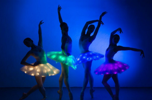 Booking agent for LED Ballerinas - Modern Ballet Show | Contraband Events