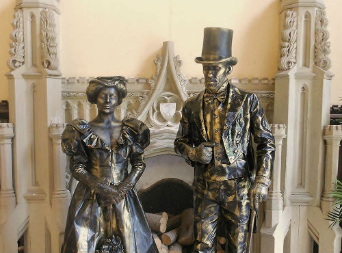 Booking agent for Dave - Bespoke Human Statue Character | Contraband Events