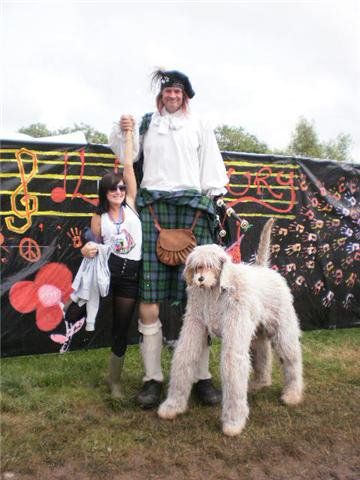 Hire / Book Scottish Themed Stilt Walkers - Big Rory, Ochie the Dog ...