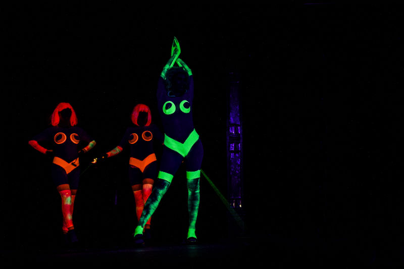 Hire / Book Neon Burlesque Show - Neon Sunset | Contraband Events