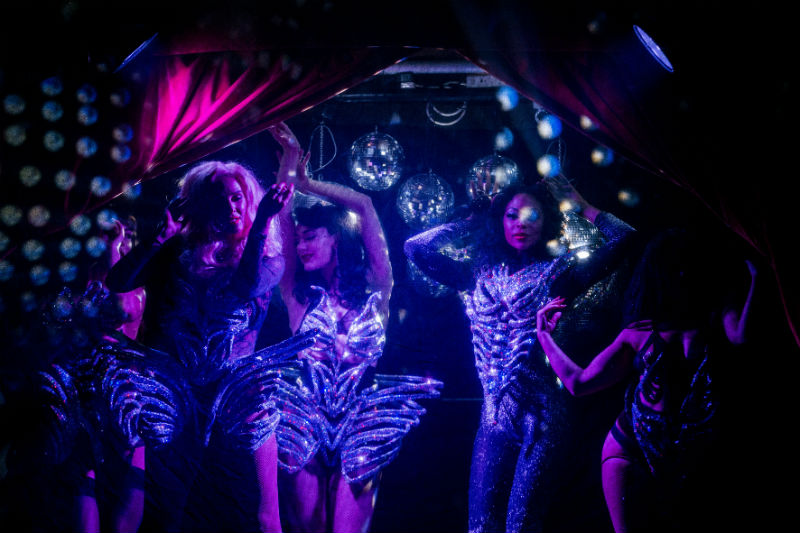 Hire / Book Neon Burlesque Show - Neon Sunset | Contraband Events