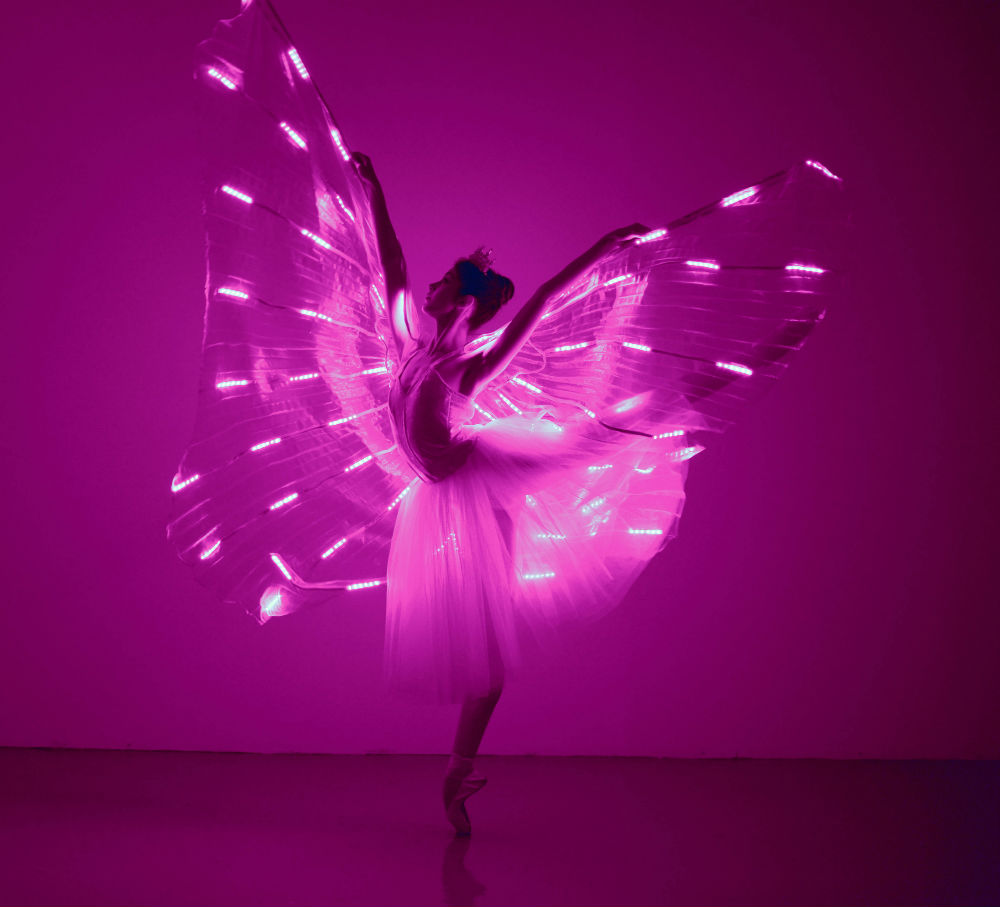Booking agent for LED Butterfly Ballerinas - Ballet Dancers | Contraband Events