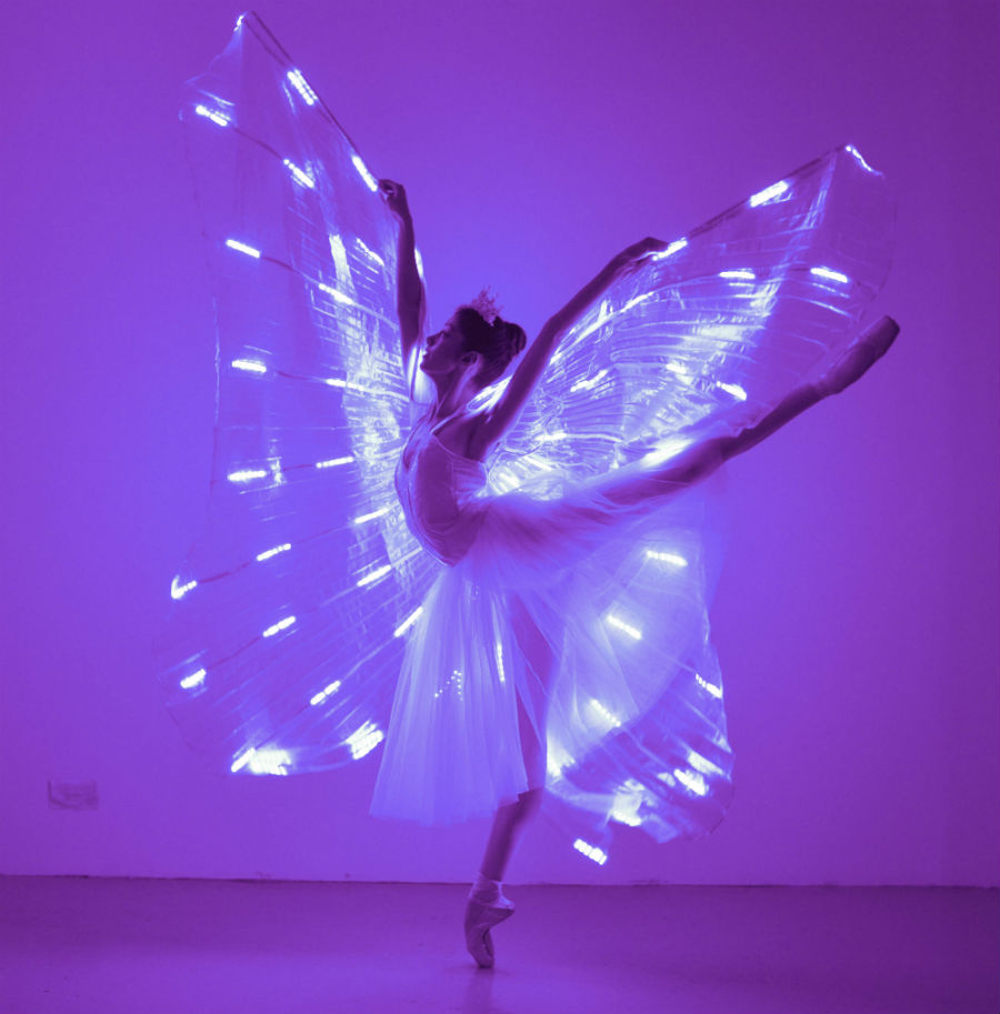 Booking agent for LED Butterfly Ballerinas - Ballet Dancers | Contraband Events