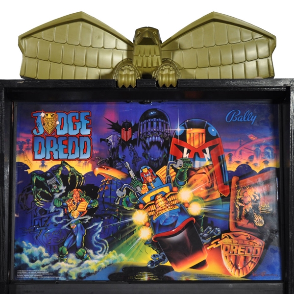 Booking agent for Judge Dredd Pinball - Pinball Machine | Contraband Events