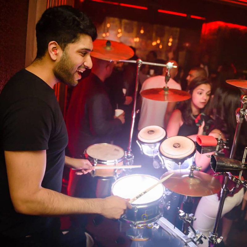Booking agent for Kami - Drummer & Percussionist | Contraband Events