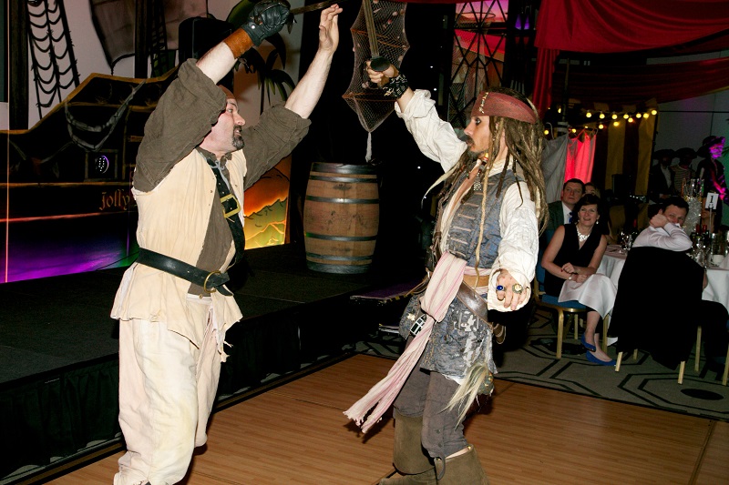 Booking agent for Caribbean Pirates Themes Stunt Performers ...