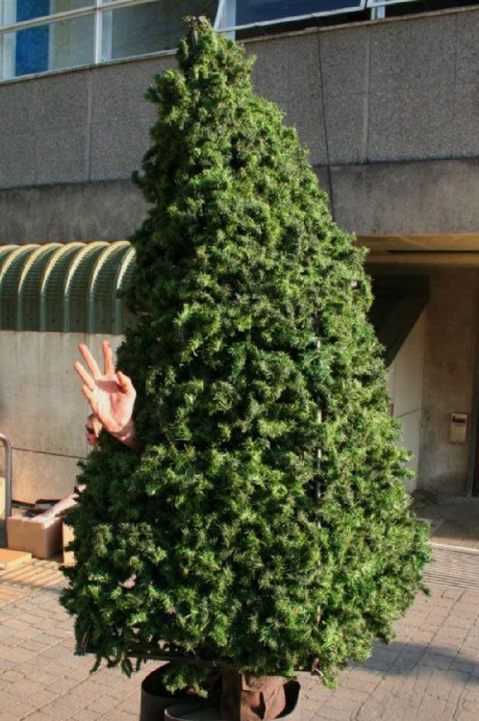 Hire / Book Christmas Tree Human Statues | Contraband Events