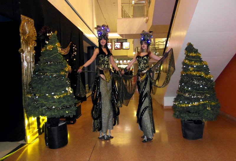 Hire / Book Christmas Tree Human Statues | Contraband Events