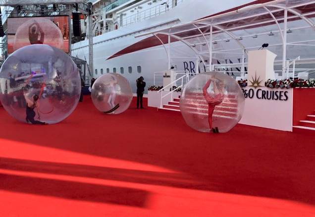 Hire / Book Water Bubble Contortion Acts - Bubble Spheres | Contraband ...