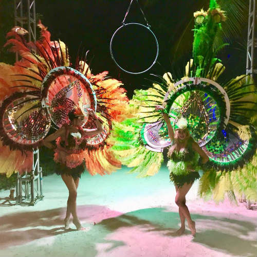 Hire / Book Rio Carnival Feather Parade - Area51 | Contraband Events
