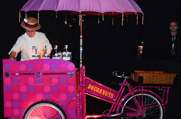 Doughnut Carts - Hire / Book Doughnut Tricycles | Contraband Events