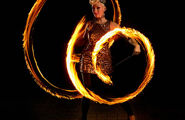 Fire Hula Hoopers Hire - Book Fire Hula Hooper Loz Because | Contraband ...