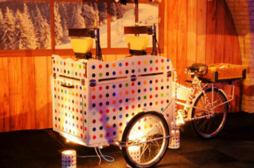 Hire / Book Raclette Tricycle – Cheese Stall | Contraband Events