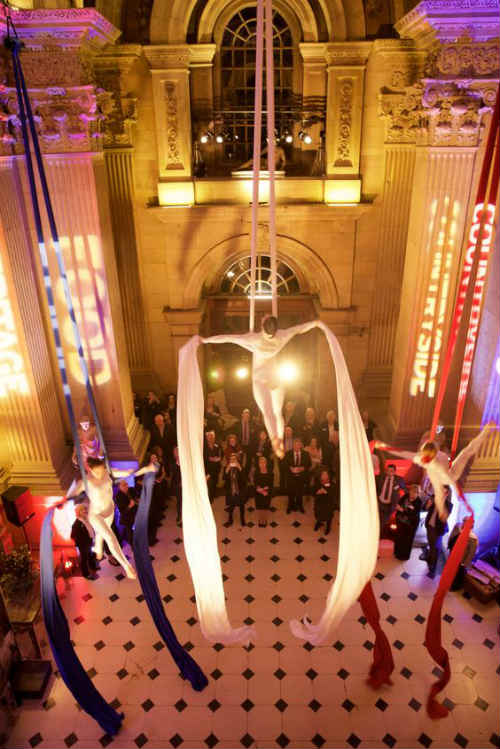 Hire / Book Sparkling Diamond Show – Aerialist & LED Ballerinas | Contraband Events