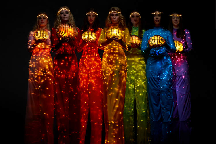 Booking agent for Divine - Various Stilt Walkers | Contraband Events