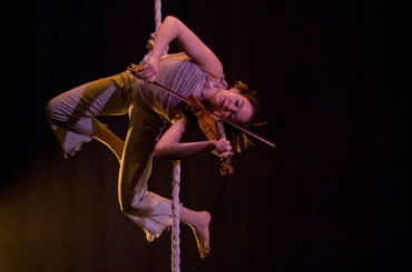 Booking agent for Anna - Musical Aerial Rope | Contraband Events